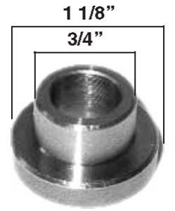 AA-063-A Step Bushing, 1/2" Hole, 5/8" Long