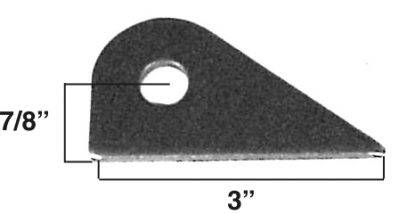 AA-108-A Link Bracket, 1/2" Hole - A&A Manufacturing