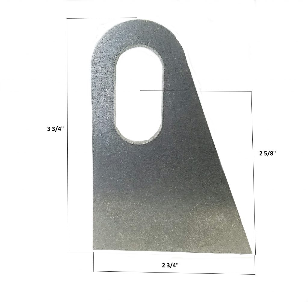 LZ-10-H Upper A-Frame Mount, Slotted for Anti-Dive Bushings